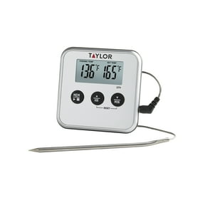 Taylor Precision Products Digital Cooking Probe Thermometer, Timer ...