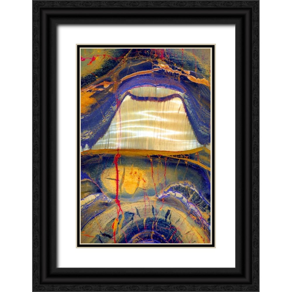 Taylor, Douglas 11x14 Black Ornate Wood Framed with Double Matting ...