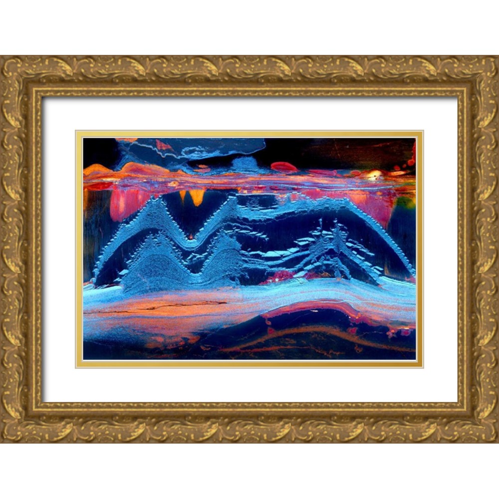 Taylor, Douglas 32x23 Gold Ornate Wood Framed with Double Matting ...
