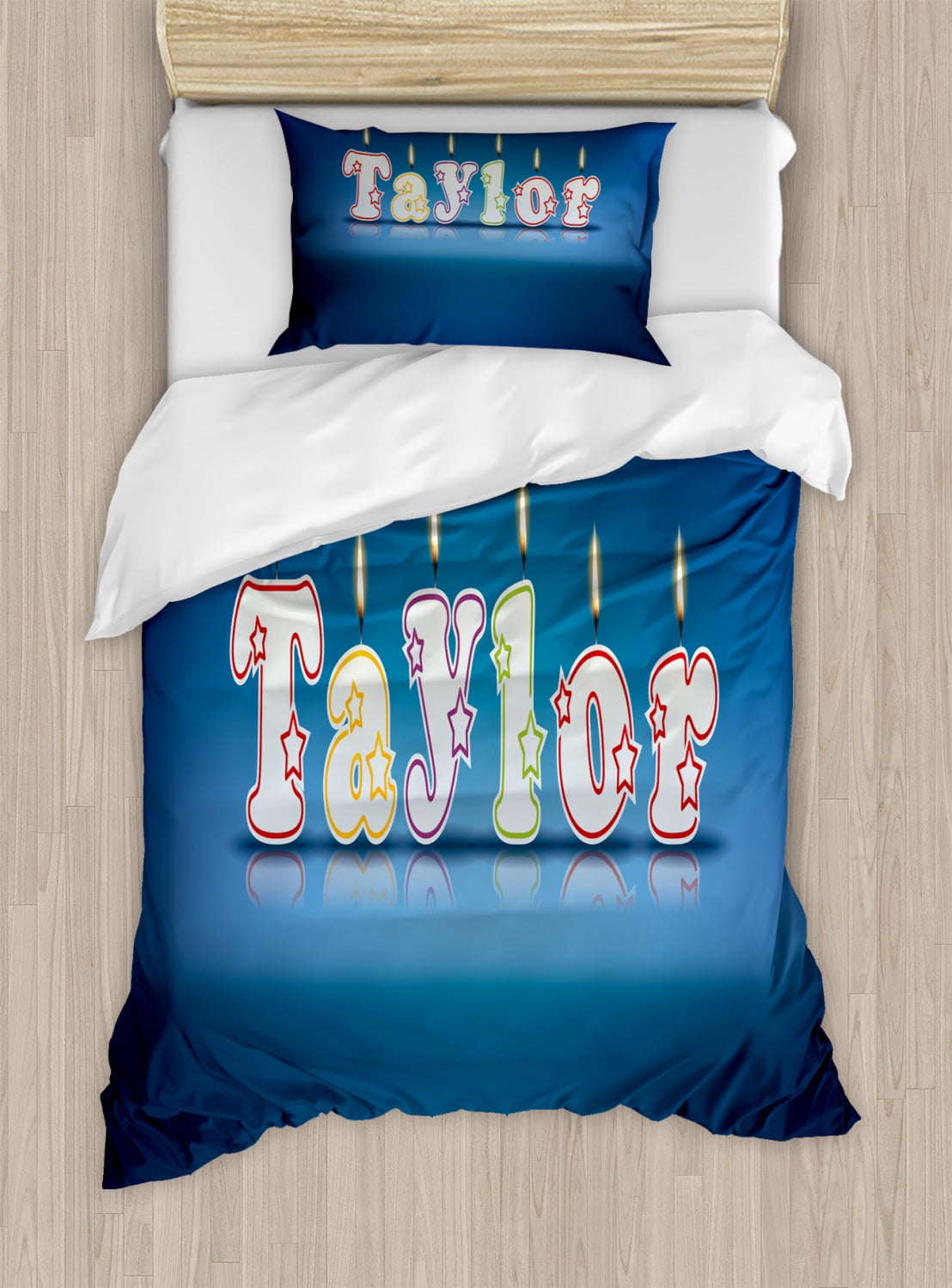 Taylor Duvet Cover Set Twin Size, Common Given Name in English Happy ...