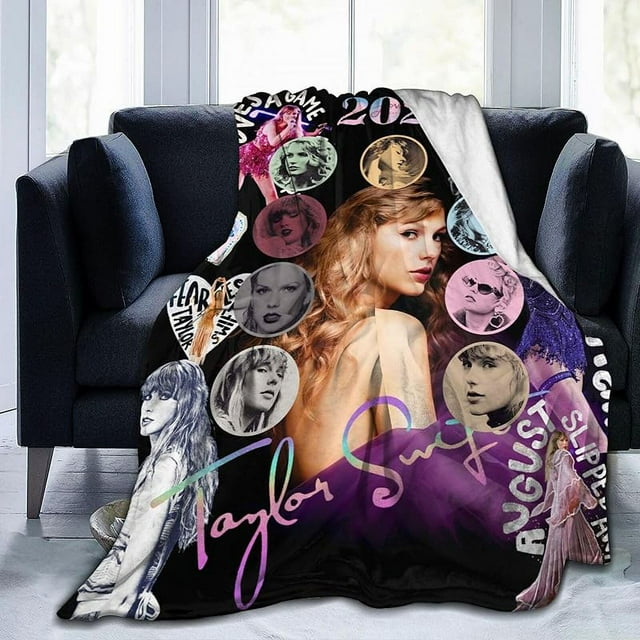 Taylor Eras Tour Swift Bedding Fleece Blanket Throw Luxury Blanket For