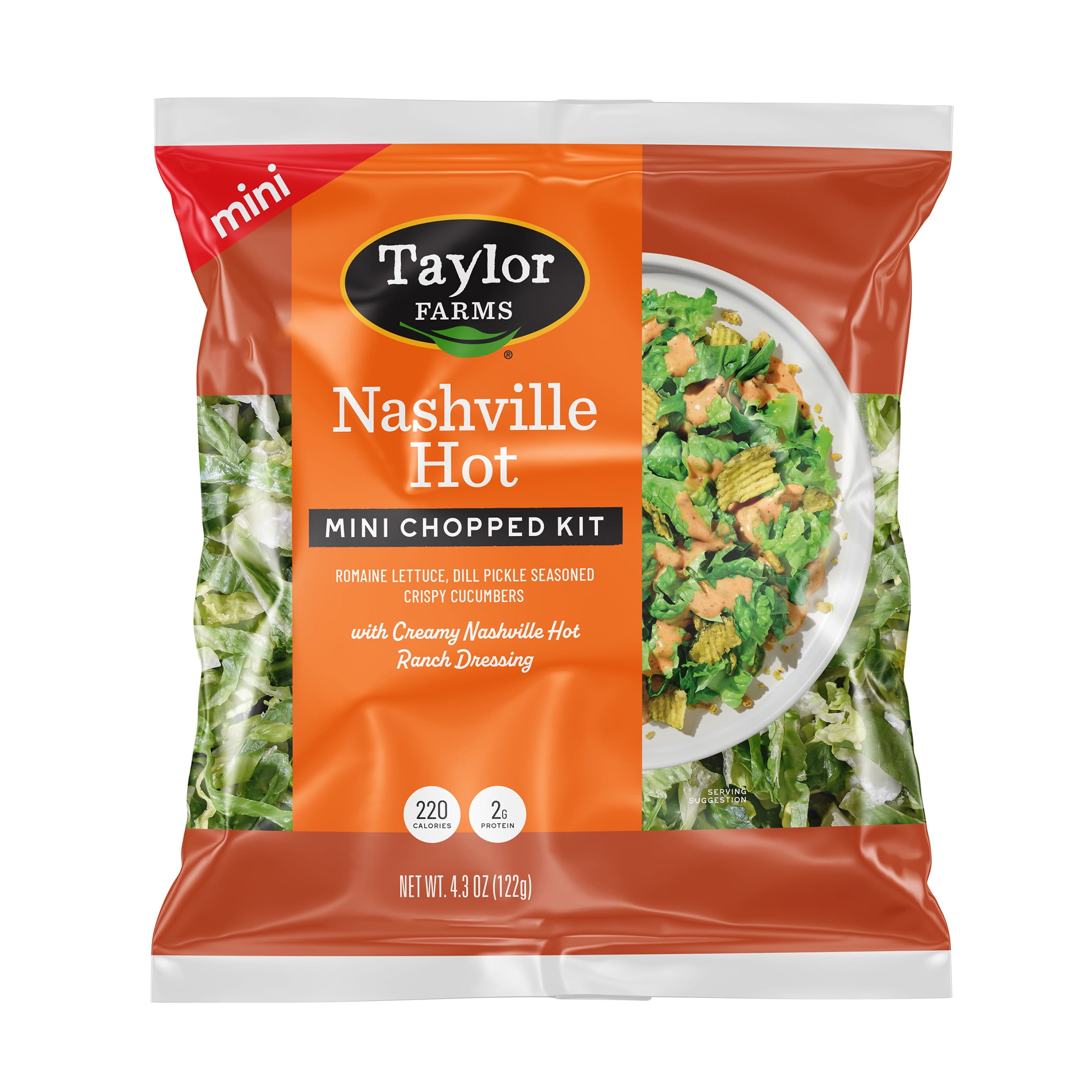 Taylor Farms Nashville Hot Mini Salad Kit, 4.3 oz, Fresh - Walmart.com
