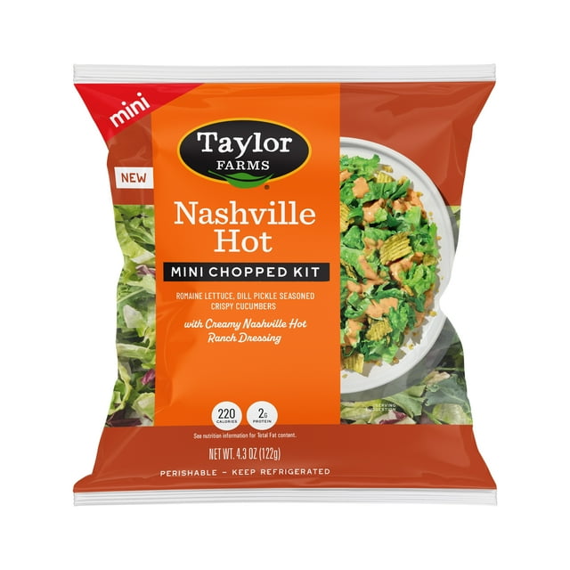 Taylor Farms Nashville Hot Mini Salad Kit, 4.3 oz, Fresh - Walmart.com