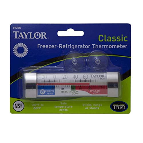 Taylor Freezer & Refrigerator Kitchen Thermometer, 6 Count - Walmart.com