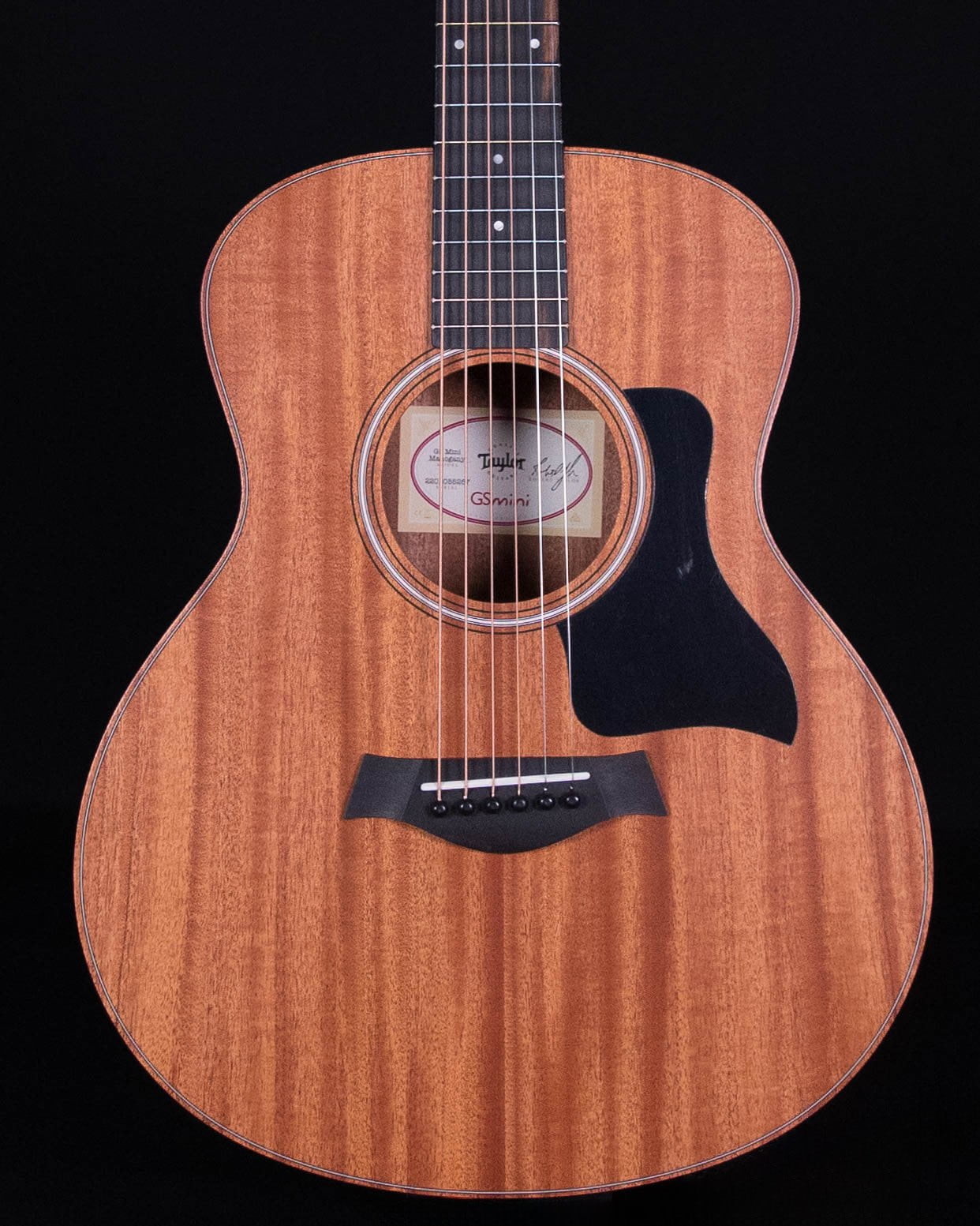 Taylor GS Mini Mahogany Acoustic Guitar - Natural with Black Pickguard ...