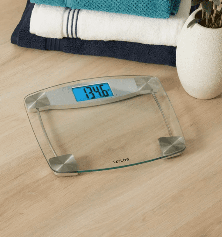 Taylor Glass Digital Scale with High-precision Sensors, Sleek Tempered ...