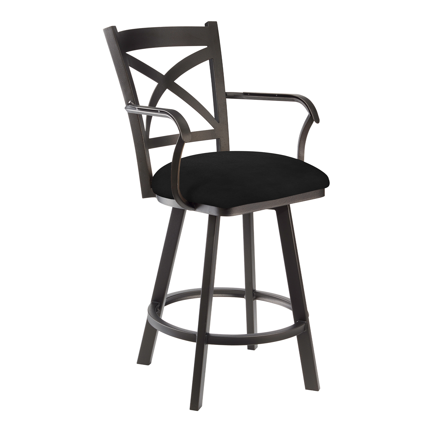 Taylor Gray Sophia 30 - inch Bar Height Metal Swivel Barstool in Dillon ...