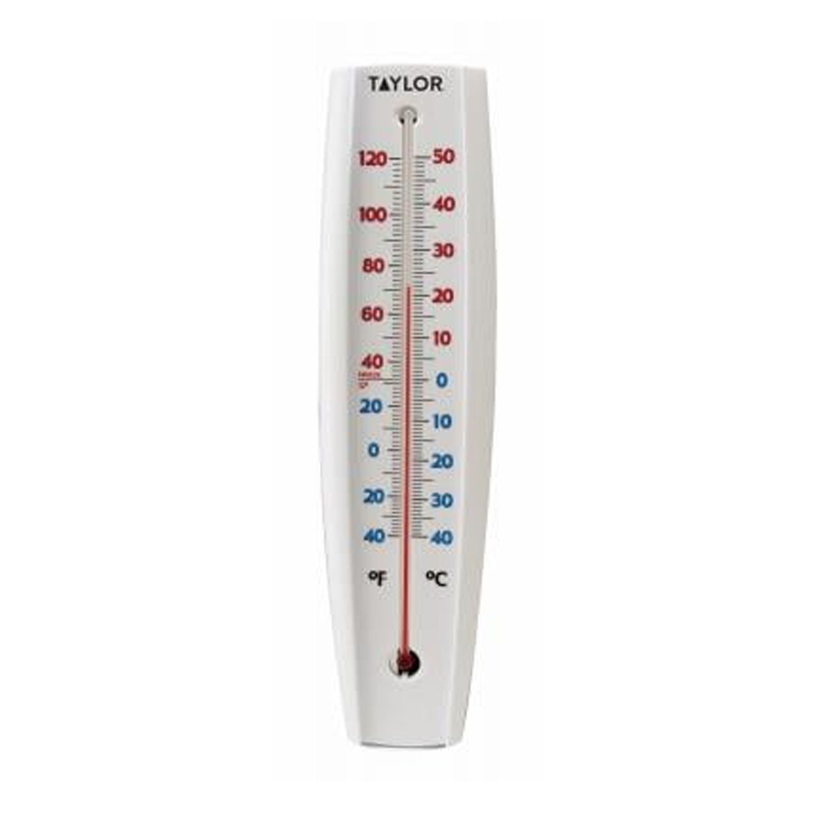 Taylor Outdoor Jumbo Tube Wall Thermometer, White 14.5" - Walmart.com