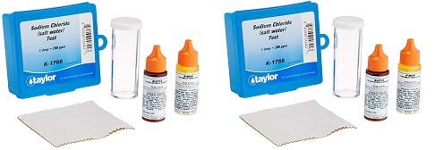 Taylor K-1766 Liquid Pool Spa Sodium Chloride Salt Water Drop Test Kit ...