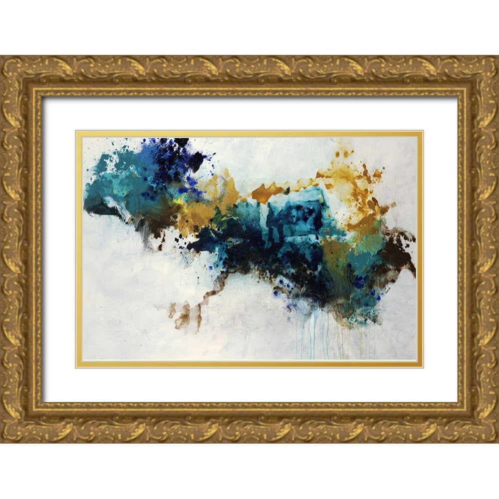 Taylor, Kari 14x11 Gold Ornate Wood Framed with Double Matting Museum ...