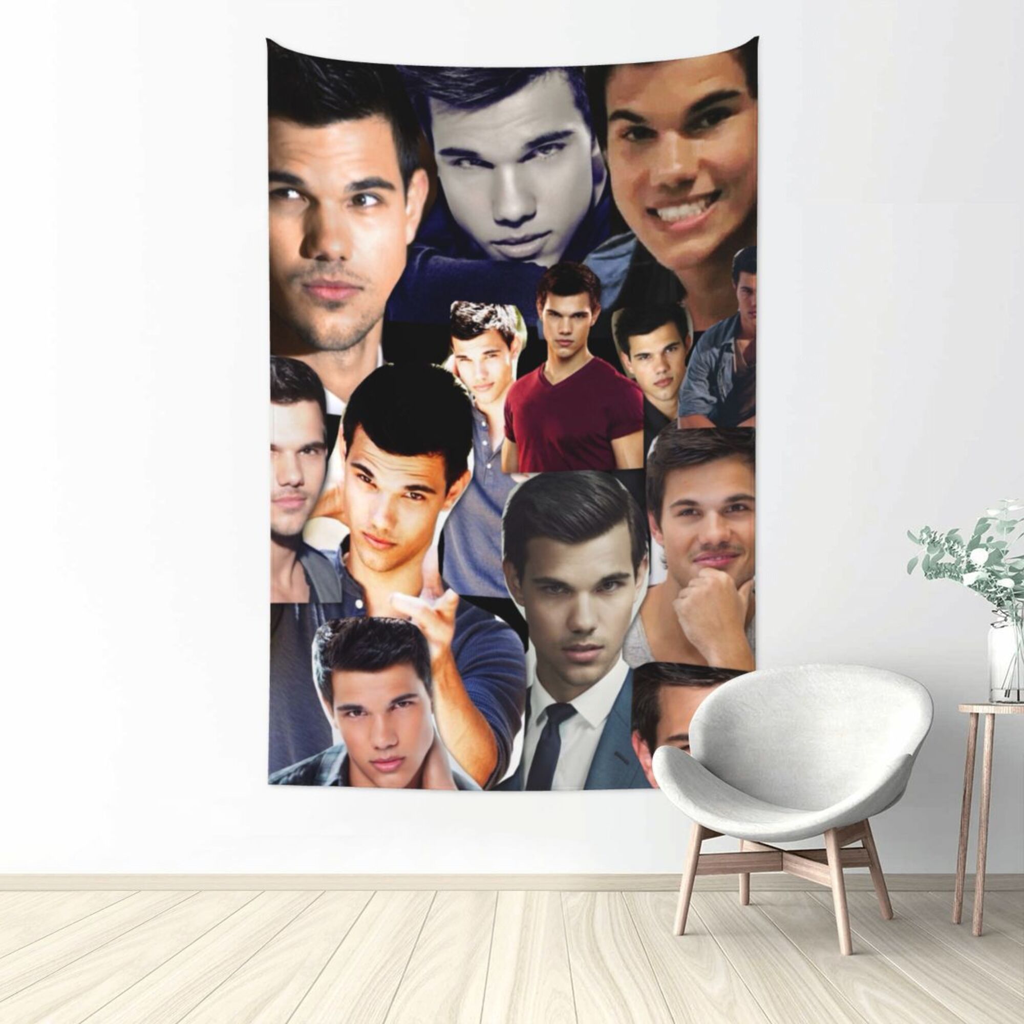 Taylor Lautner Tapestry Large Banner Wall Hanging Tapestries Aesthetic ...