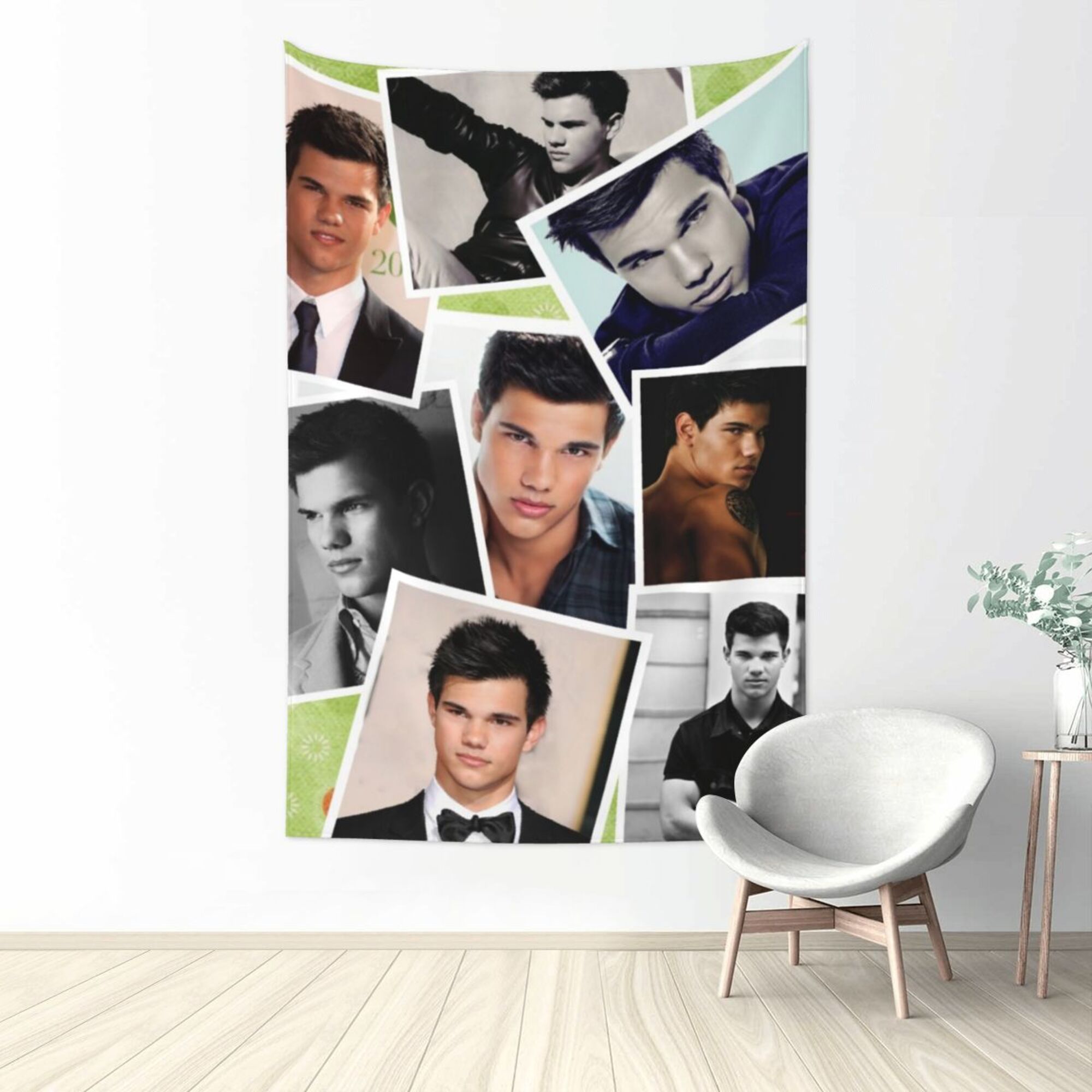 Taylor Lautner Tapestry Large Banner Wall Hanging Tapestries Aesthetic ...