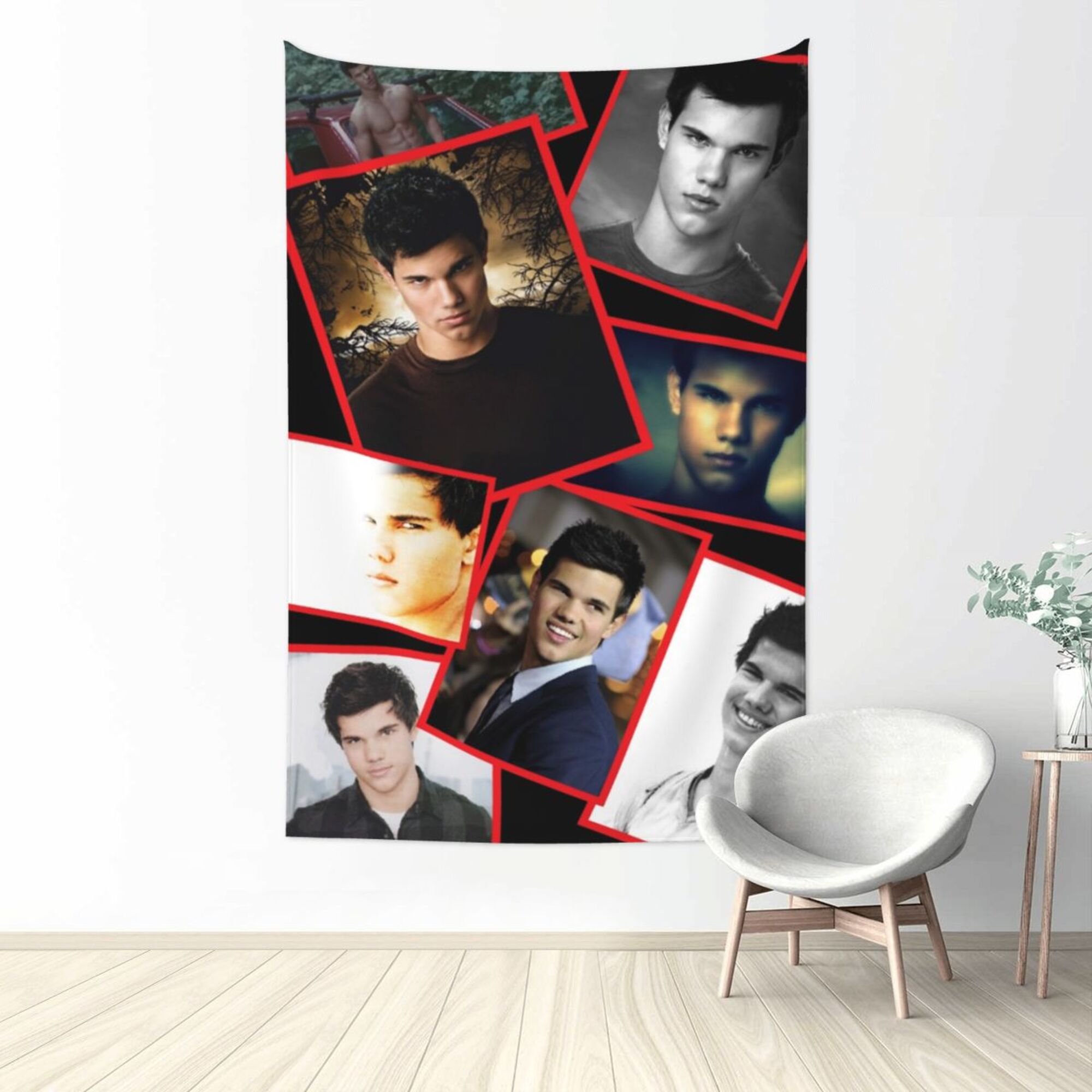 Taylor Lautner Tapestry Large Banner Wall Hanging Tapestries Aesthetic ...