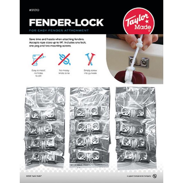 Taylor Made 91010 Fender Lock Display - Set of 12 Fender Locks ...