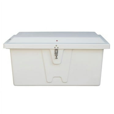 Lifetime 130 Gallon Marine Dock Box - Boat Storage, Weather Resistant ...