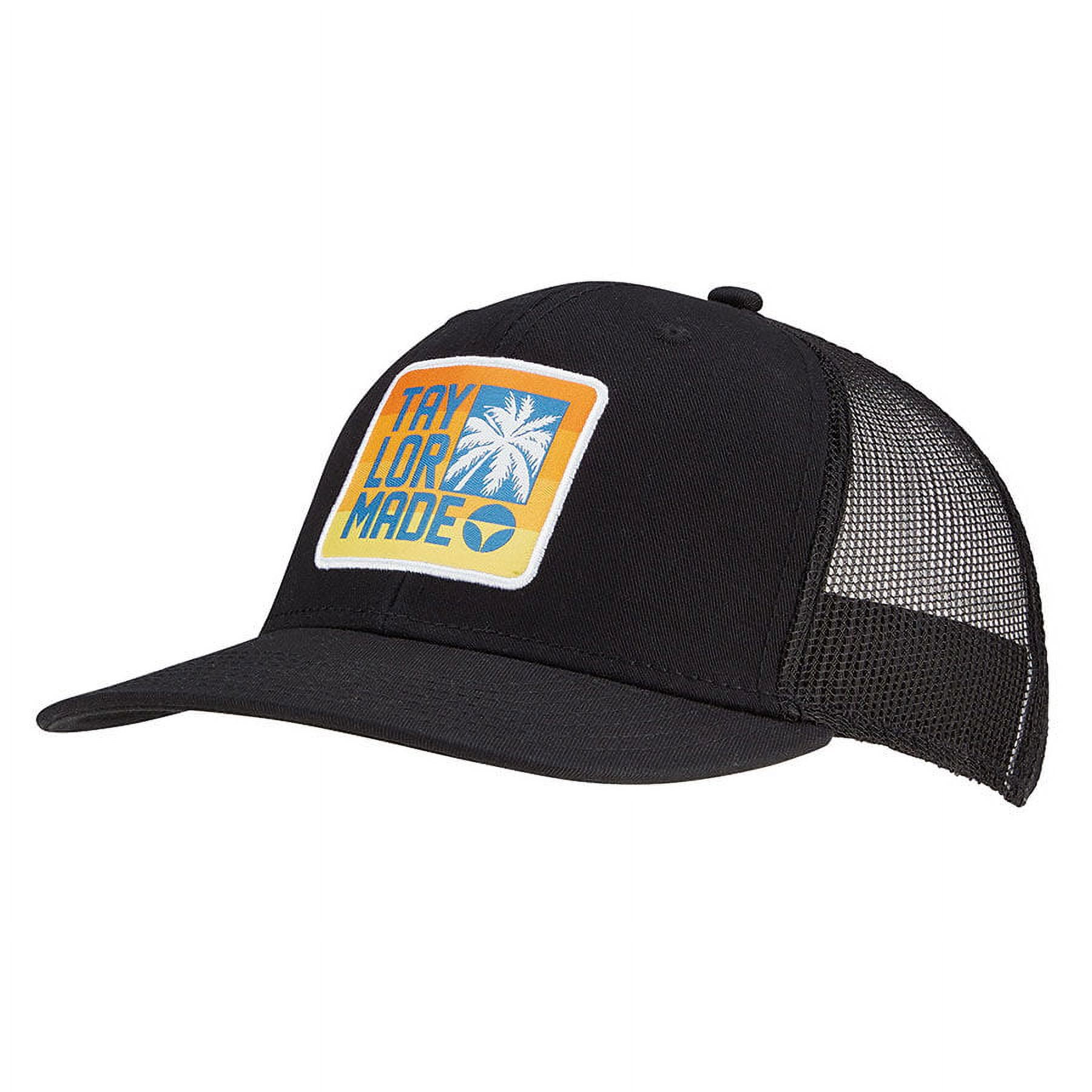 Taylor Made Sunset Trucker Hat (Black, Adjustable) 2023 Golf Cap NEW ...