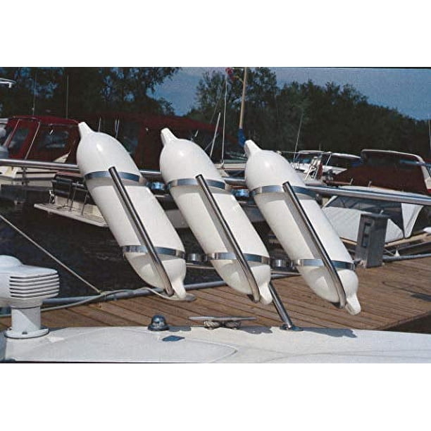 Taylor Made TAM3011 9-11 in. Stainless Steel Rail Mount Triple 3 Fender ...