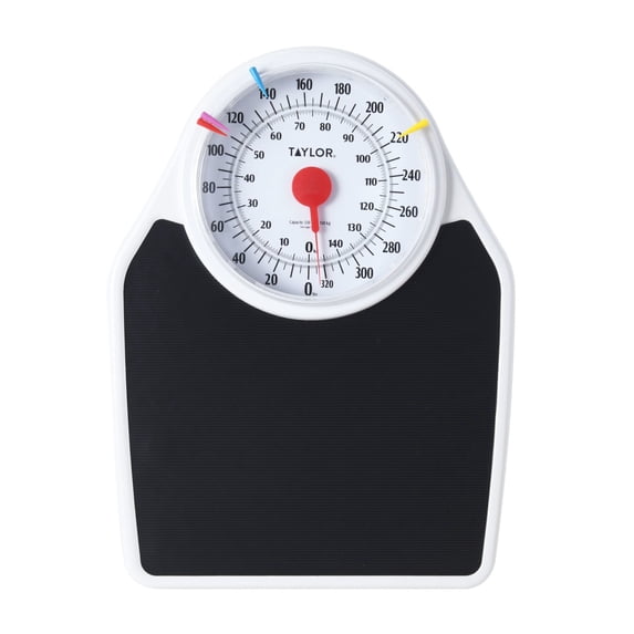 Taylor Mechanical Analog Bath Scale Model 11306072T, Durable Bathroom ...