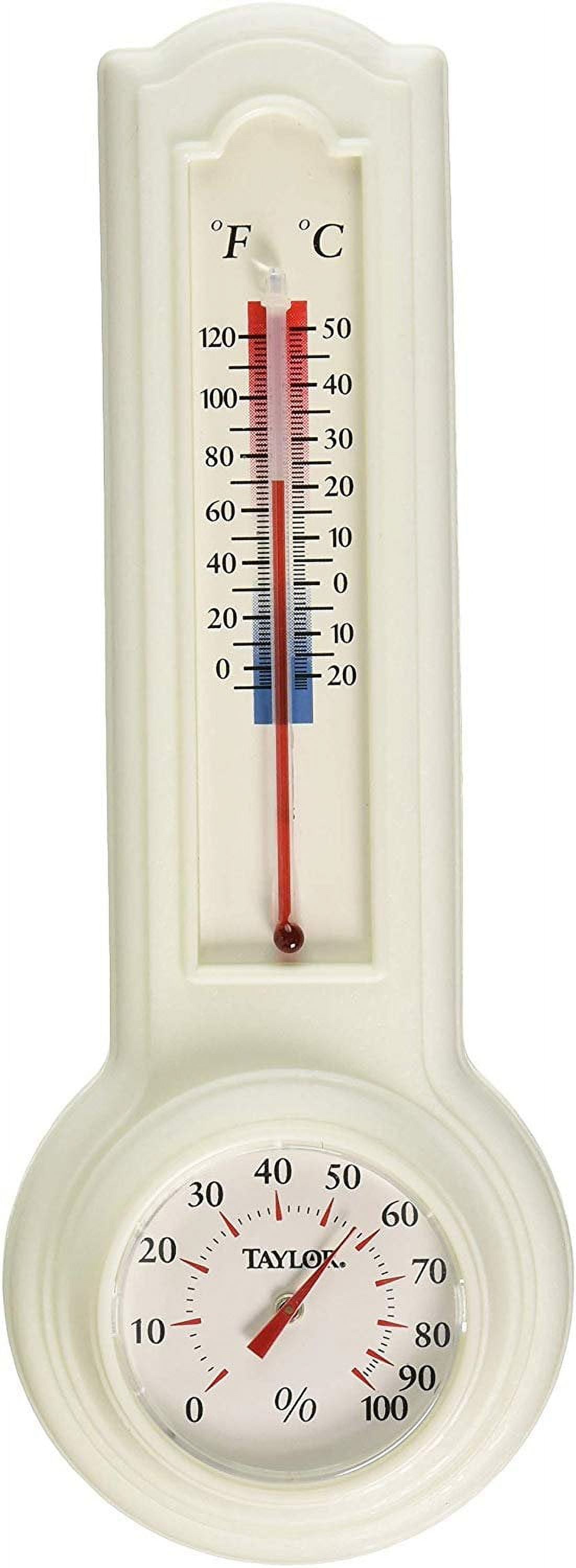 Taylor Precision Products Indoor Humidiguide Thermometer - Vertical ...
