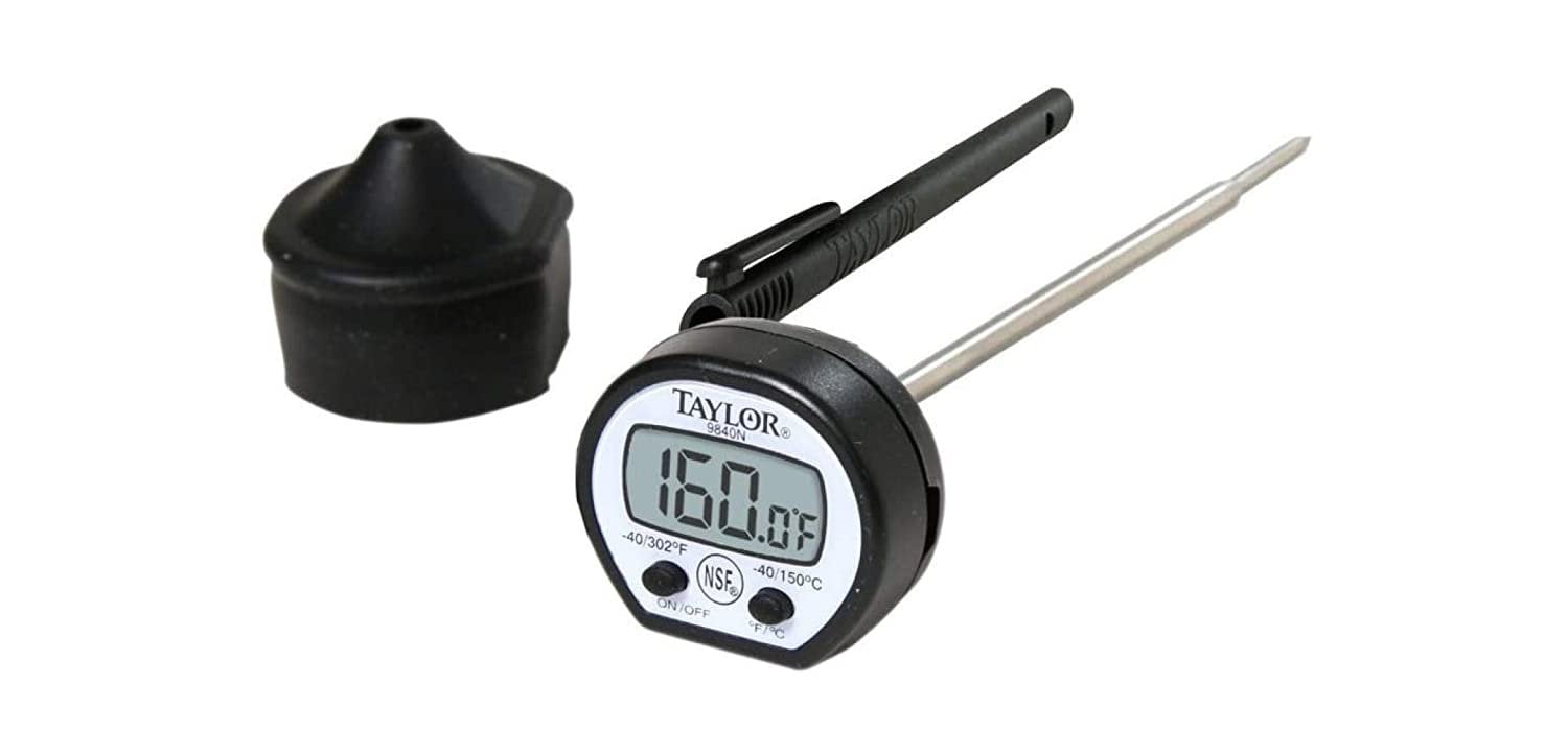 Taylor Precision 9840RB Instant Read Pocket Thermometer, NSF -40 to ...
