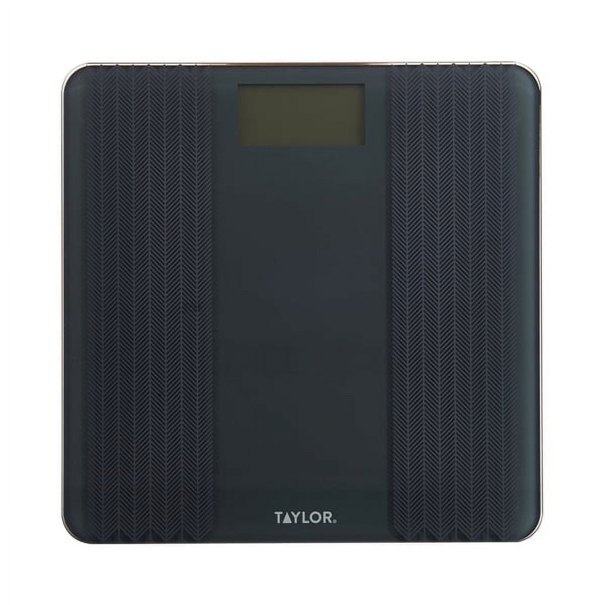 Taylor Precision Products Body Weight Scale with Digital Glass Panel ...