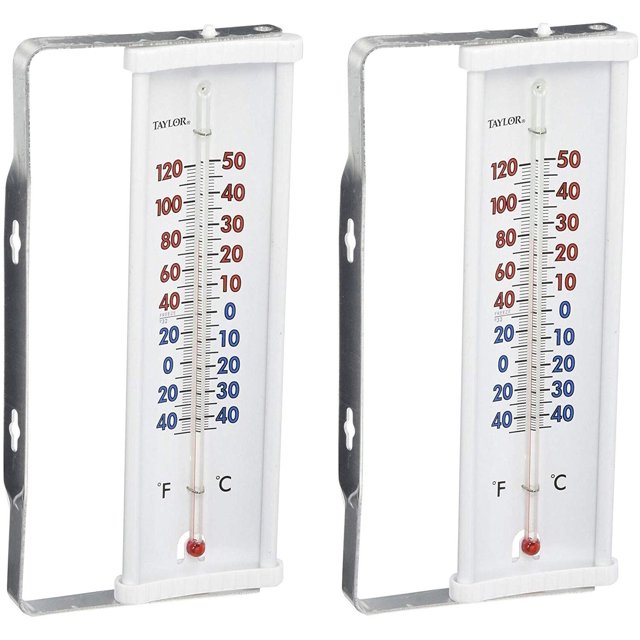 Taylor Precision Products Window Thermometer, 2 Pack - Walmart.com