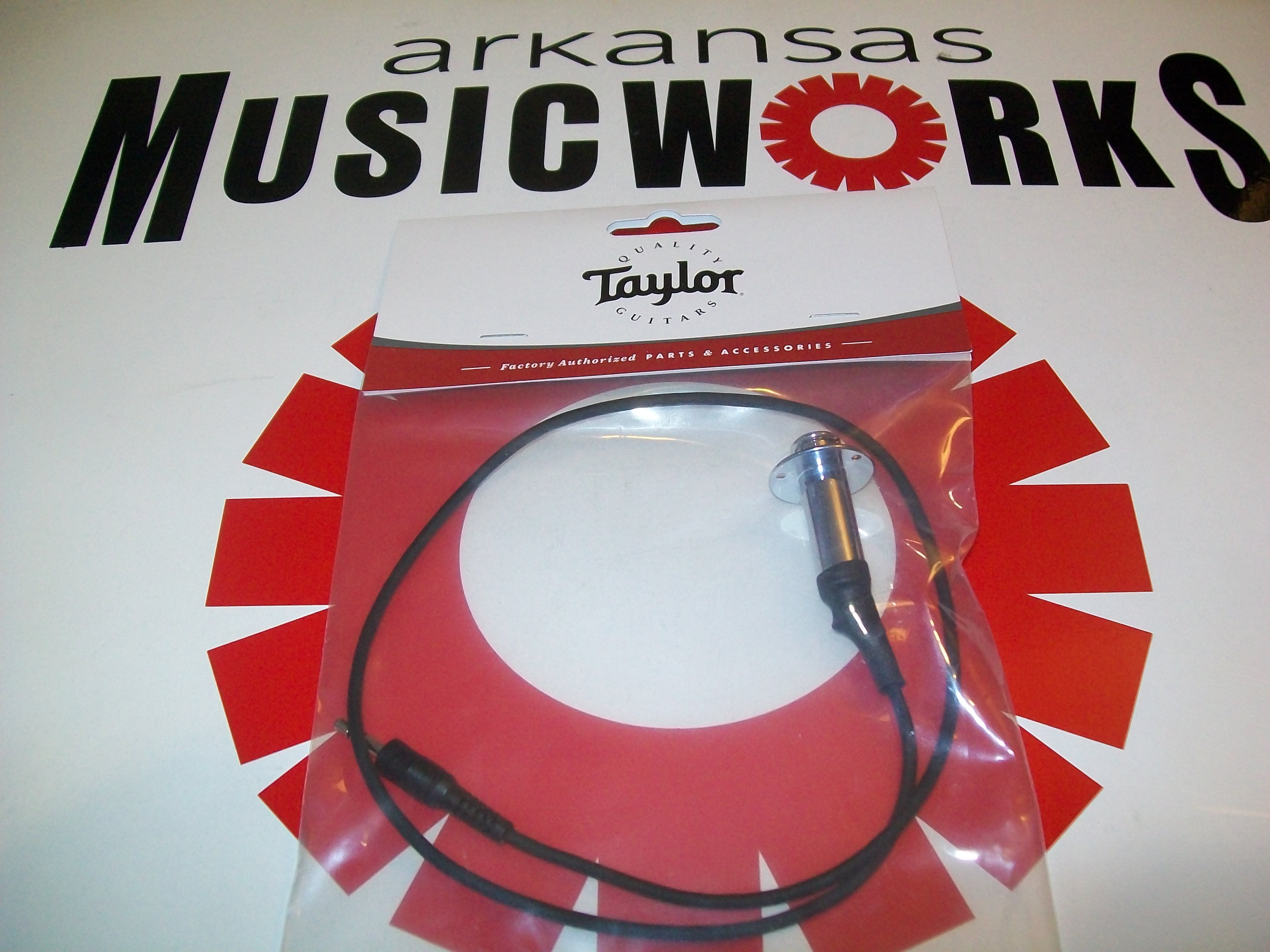 Taylor Prewired Endpin Jack Assembly For ES-B Preamp - CHROME, #84814 ...