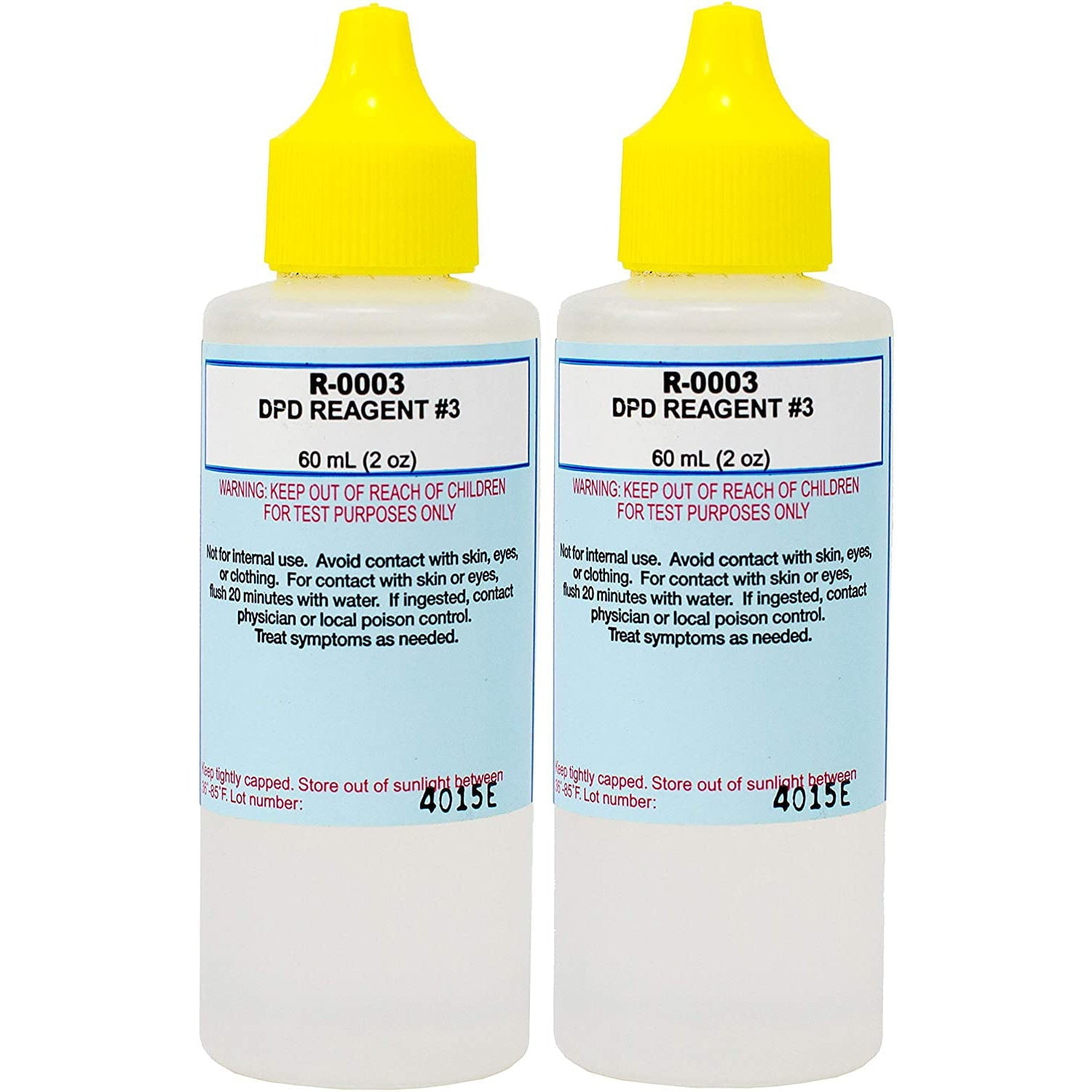 TAYLOR R-0003-C Reagent #3, 2 oz, Pool Water Chemical Solution ...