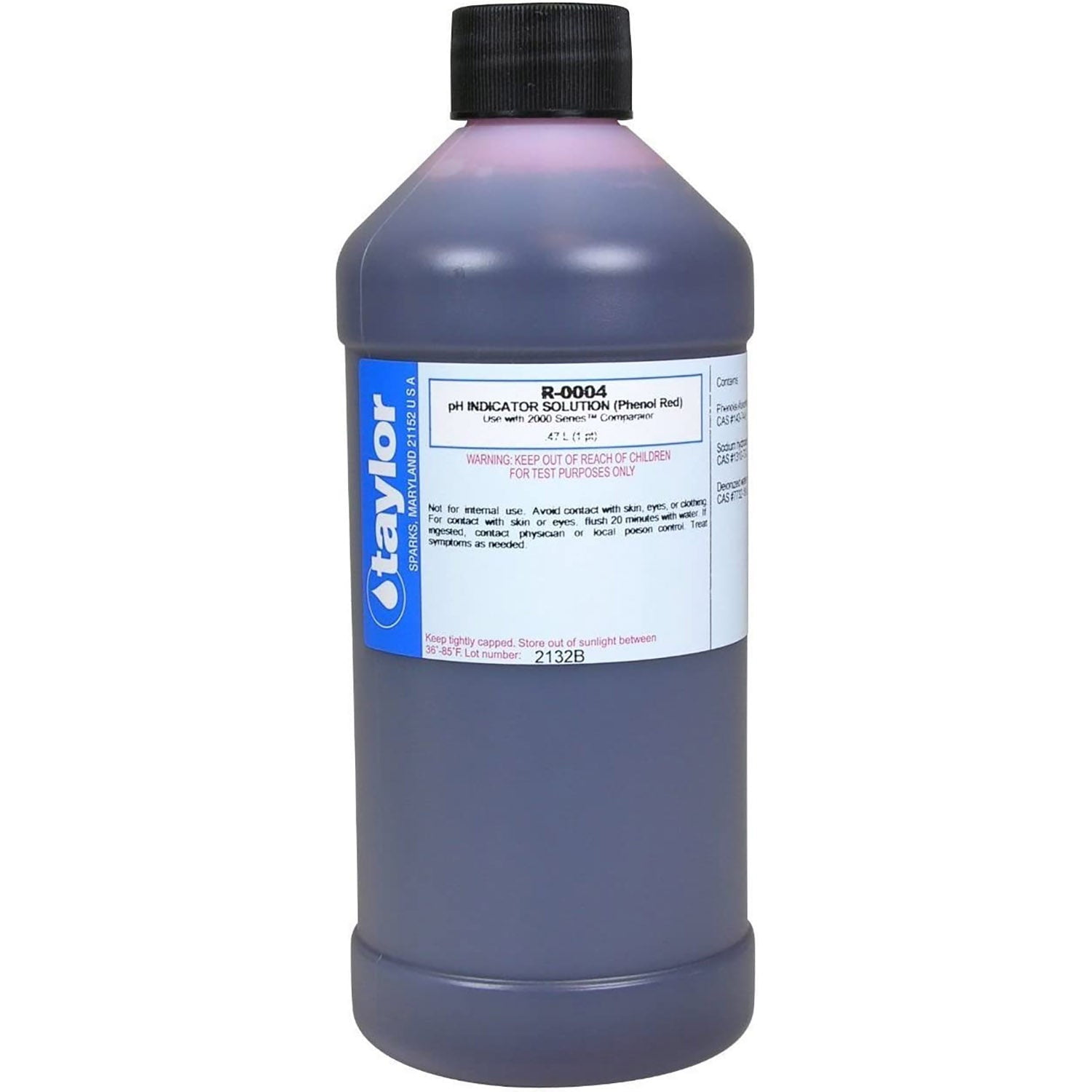 Taylor R-0004-E Reagent pH Indicator Solution, 16 oz. - Walmart.com