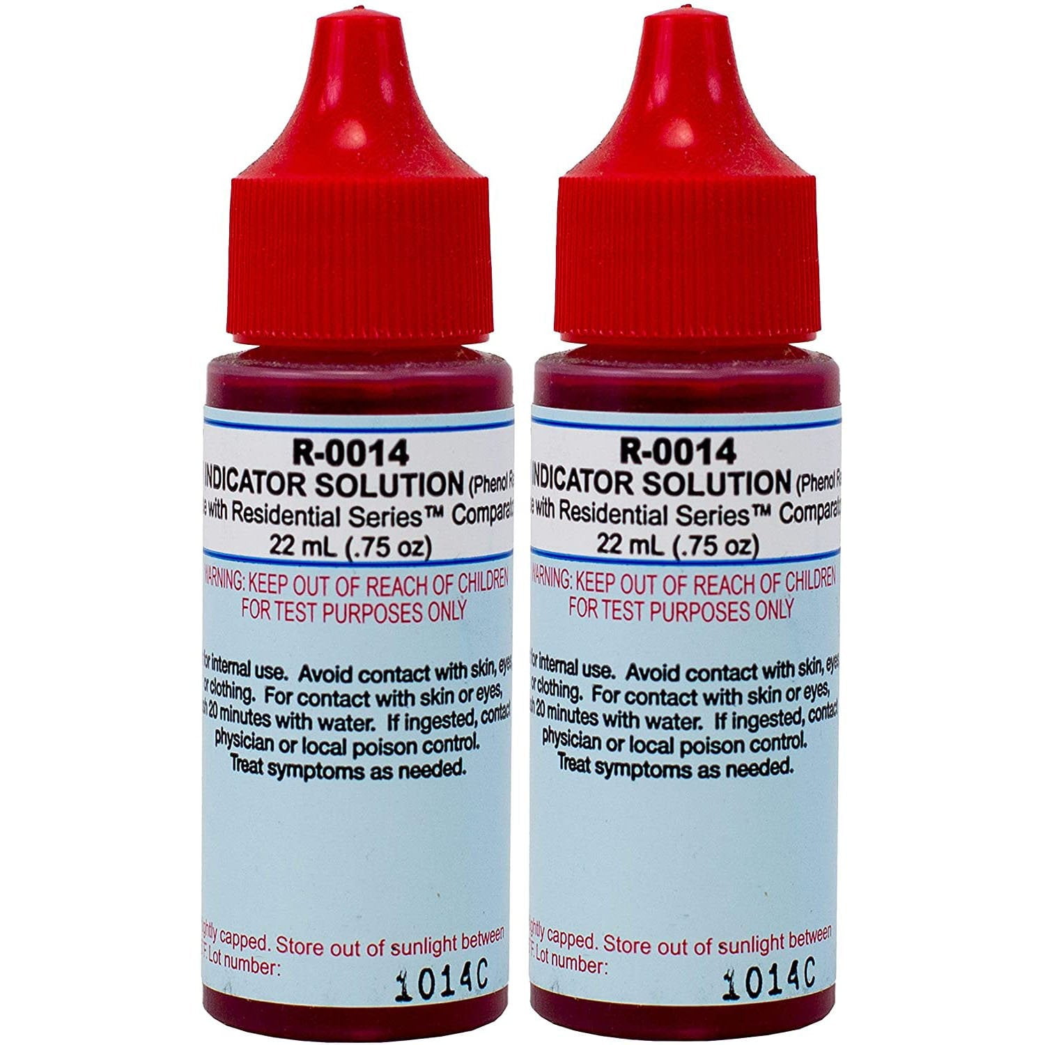 Taylor R-0014 Phenol Red pH Indicator Pool & Pond Test Kits, 22 ml ...