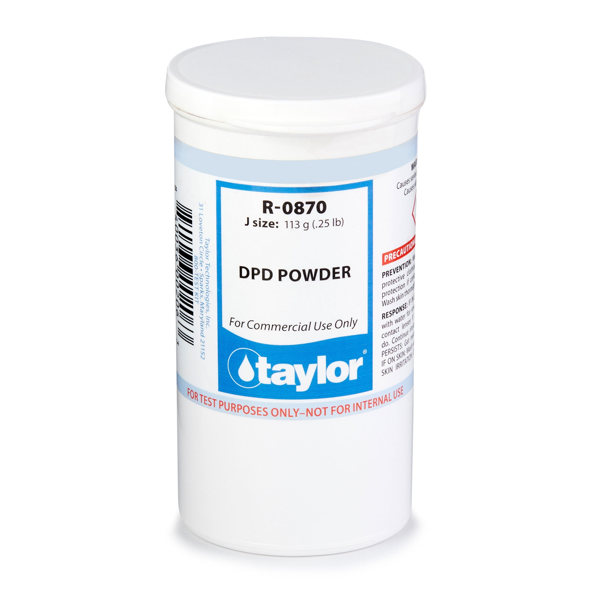 Taylor R-0870-J Swimming Pool DPD Powder Reagent Chemical Replacement ...