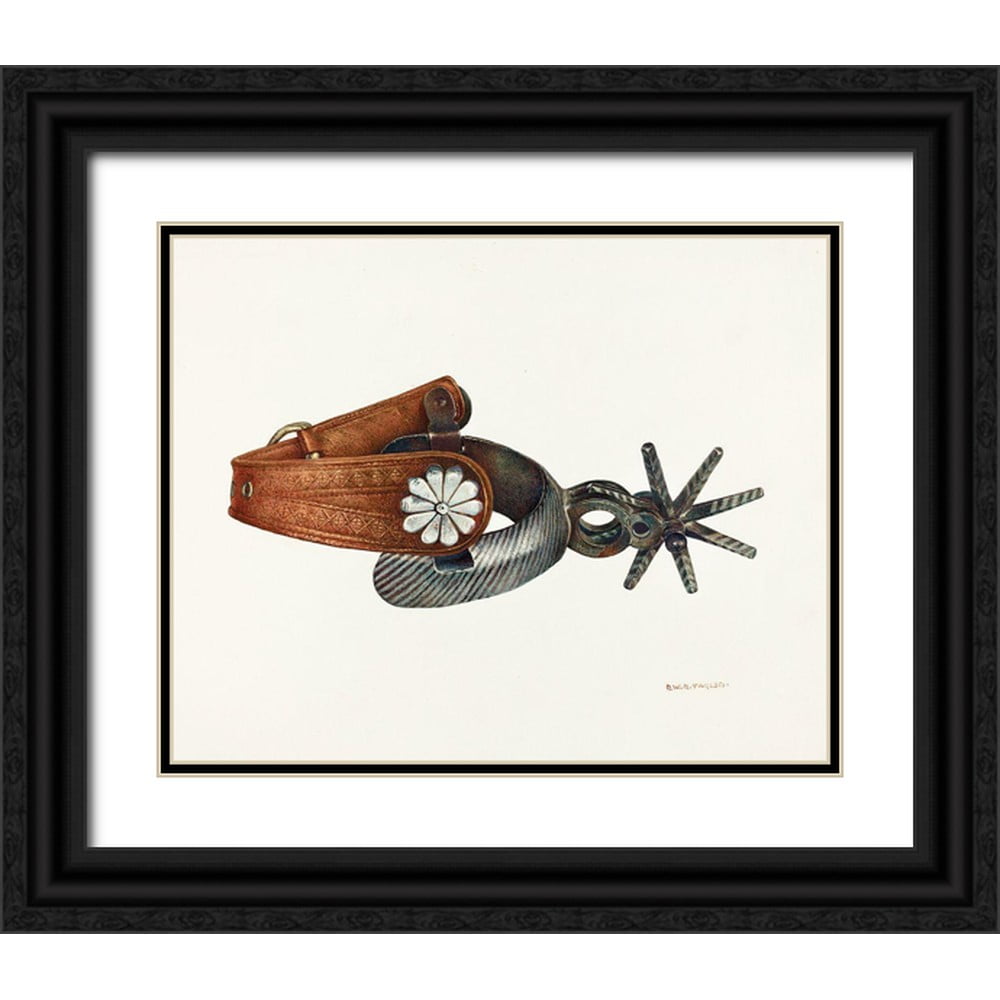 Taylor, Robert W.R. 32x26 Black Ornate Wood Framed with Double Matting ...