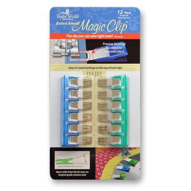 Taylor Seville Magic Clips 12/Pkg-Extra Small - Walmart.com