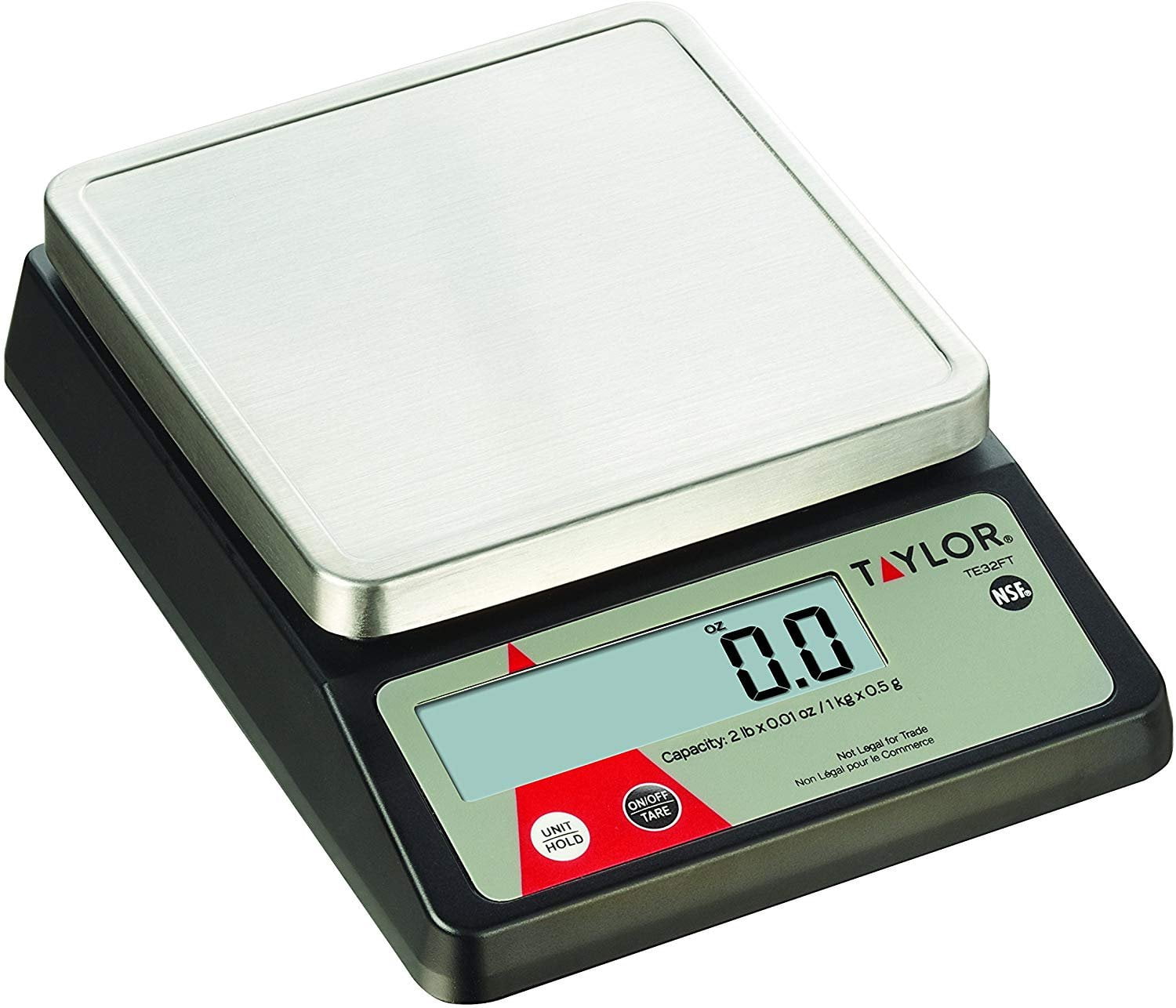 Taylor Stainless Steel Digital Portion Control Scale, 2 lb. x 0.1 oz ...