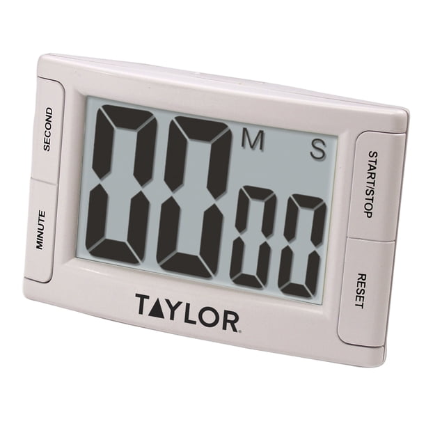 Taylor Super Readout Timer with a Digital Display and Extra Loud Alarm ...