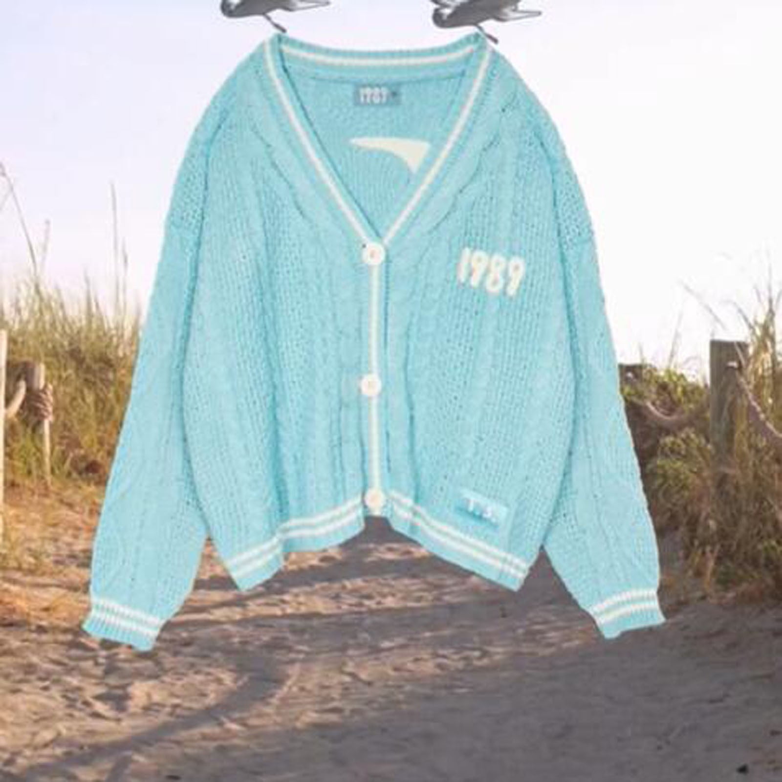Taylor Swift Cardigan Taylor Swift Costume Womens Oversized Knit ...