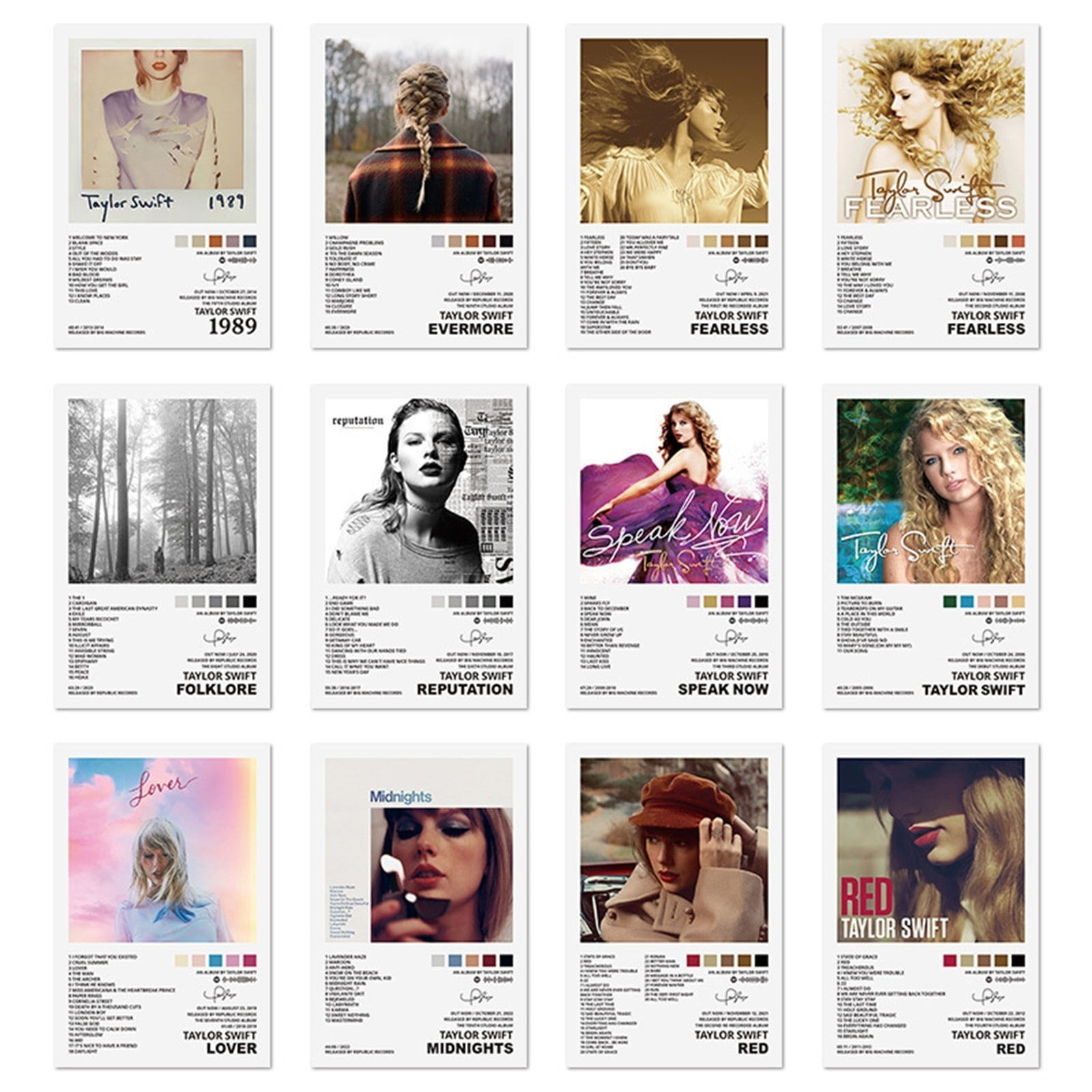 Taylor Swift the Eras Tour Support, Taylor Swift Poster, Taylor Swift ...