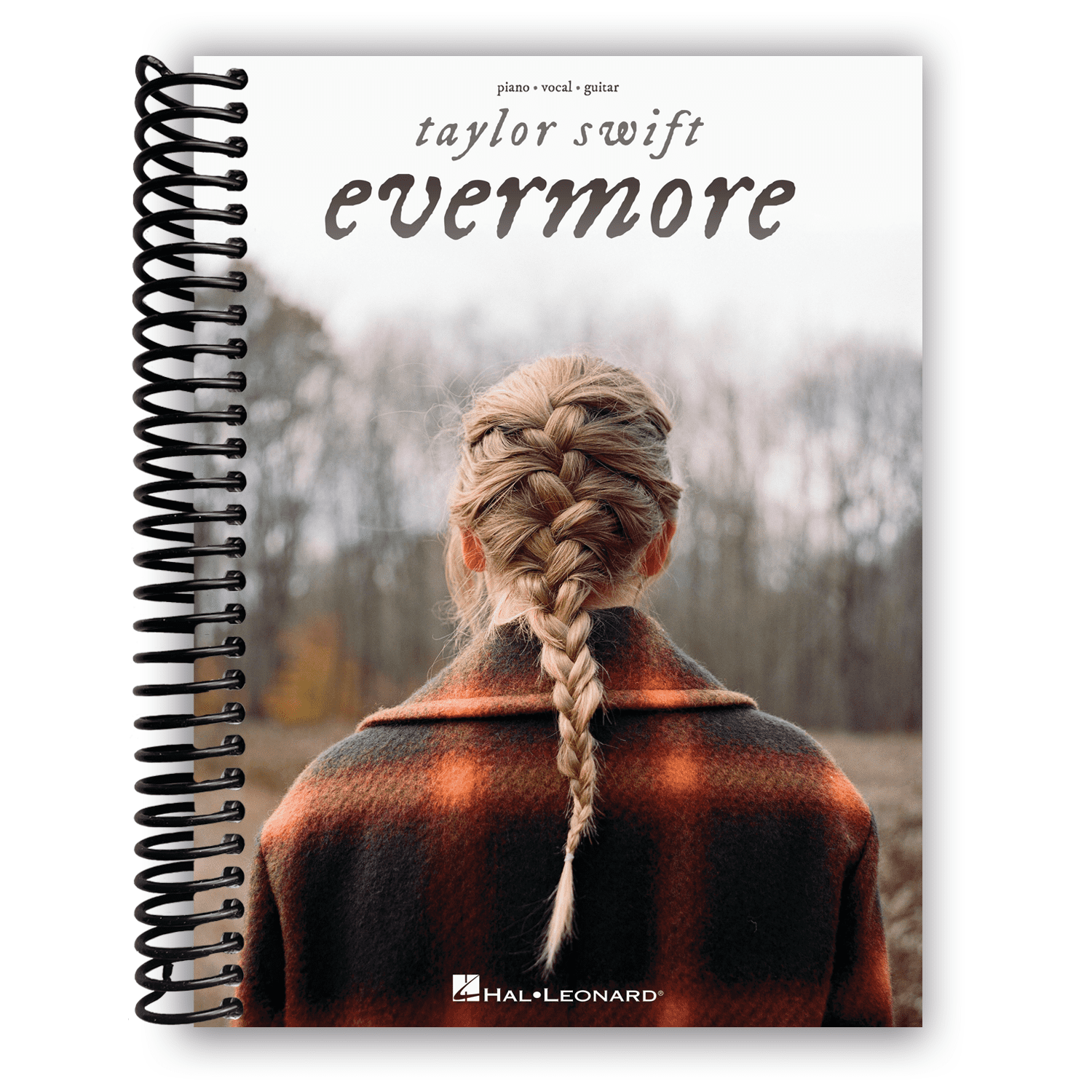 Taylor Swift - Evermore: Piano/Vocal/Guitar Songbook (Spiral Bound ...
