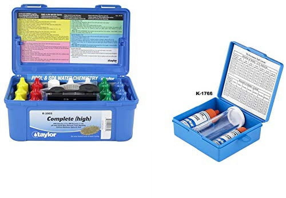 Taylor Technologies Deluxe DPD Pool and Spa Water Test Kit - K-2005 ...