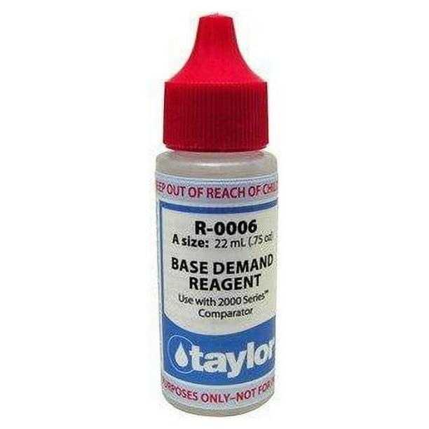 Taylor Technologies Taylor Base Demand Reagent #6 .75 oz. R-0006-A ...