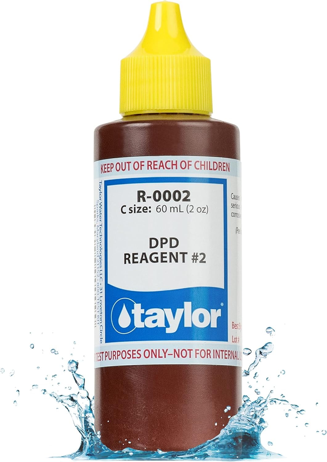 Taylor Technologies Taylor Tech R-0002-C No.2 Reagent DPD Liquid for ...