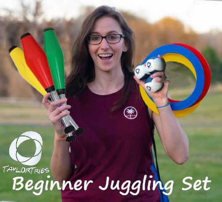 Taylor Tries Beginner Juggling Sets - [3] Juggling Clubs, [3] Juggling ...