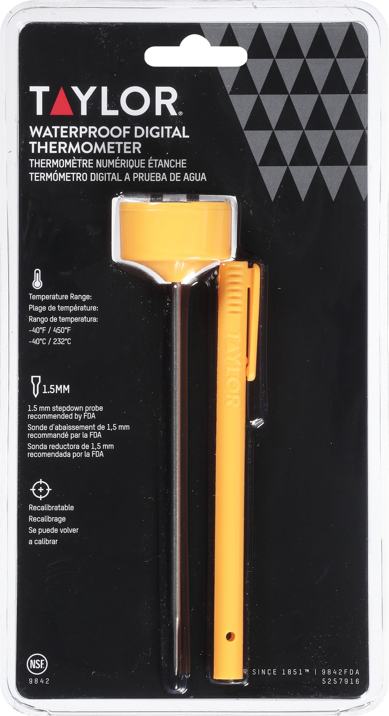 Taylor Waterproof Digital Thermometer 1 ea - Walmart.com