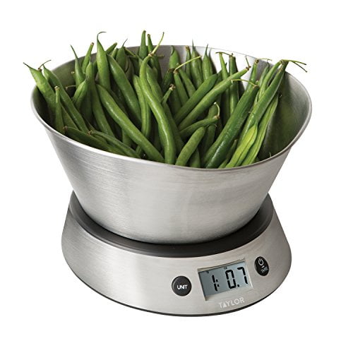 Taylor Weighing Bowl Digital Kitchen Scale, 11 lb. Capacity - Walmart.com