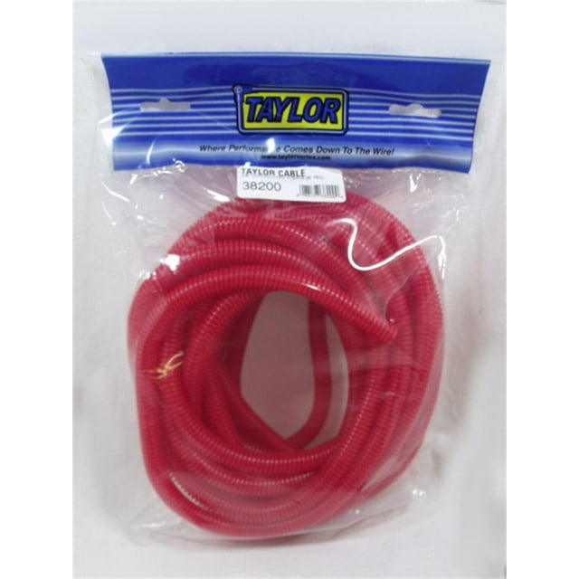 Taylor Wire / Vertex 38200 TAY38200 3/8IN CONVOLUTED TUBING 25FT RED ...