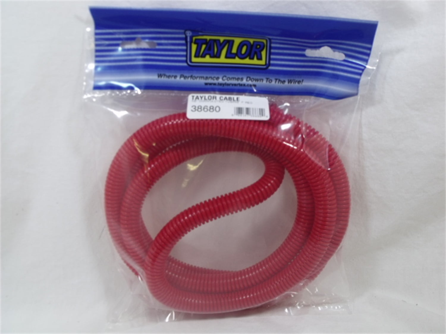 Taylor Wire / Vertex 38680 TAY38680 1/2IN CONVOLUTED TUBING 7FT RED ...