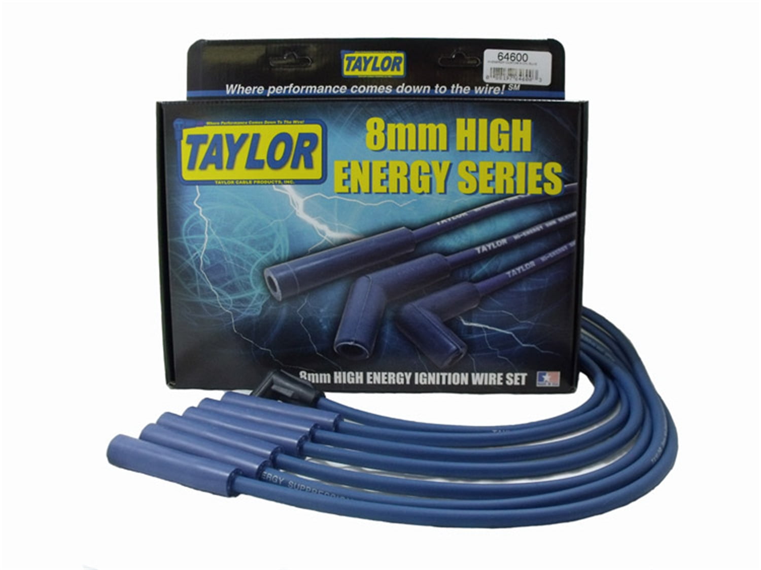 Taylor Wire / Vertex 64600 TAY64600 HI-ENERGY CUSTOM 6 CYL BLUE ...