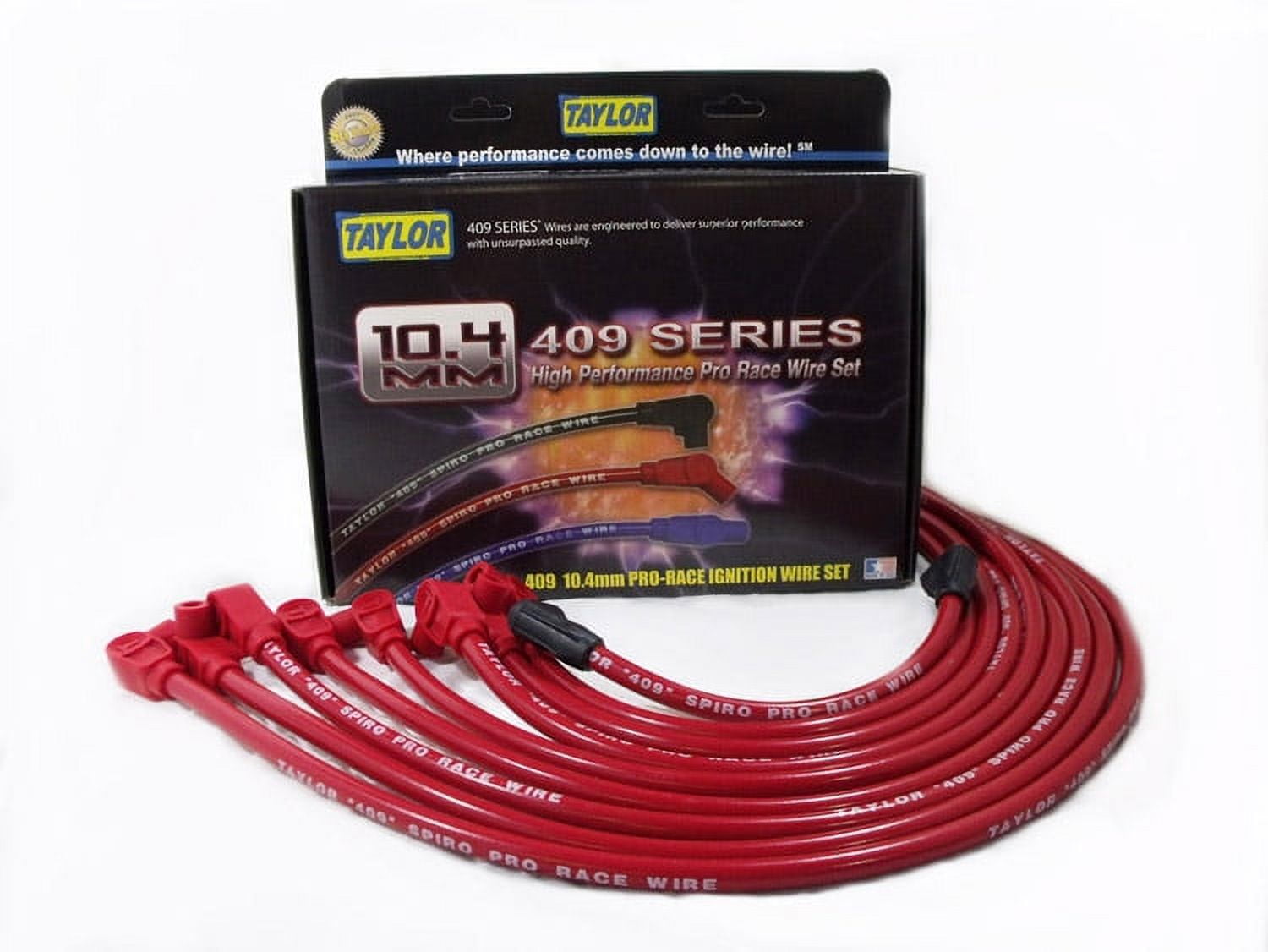 Taylor Wire / Vertex 79281 TAY79281 409 SPIRO-PRO CUSTOM RED Fits ...