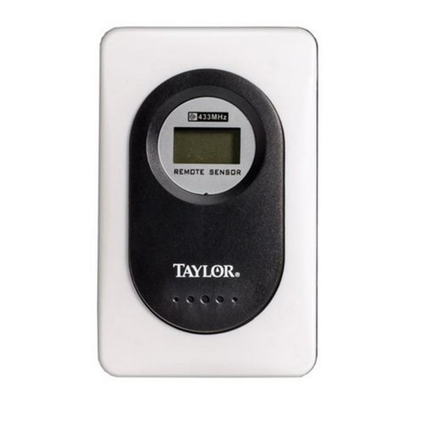 Taylor Wireless Wireless Remote Sensor Plastic Black 3.75 in. - Walmart ...