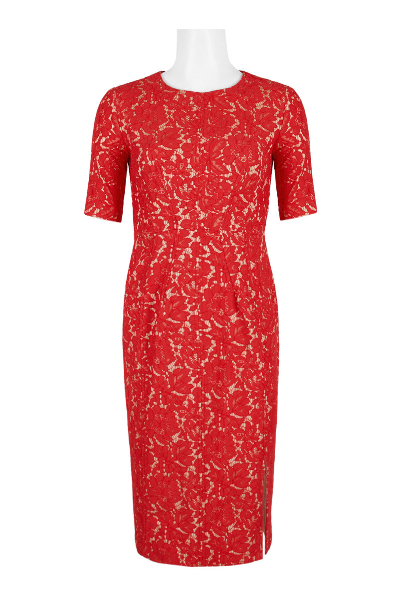 Taylor Women's Lace Sheath Dress Red Size 12 - Walmart.com